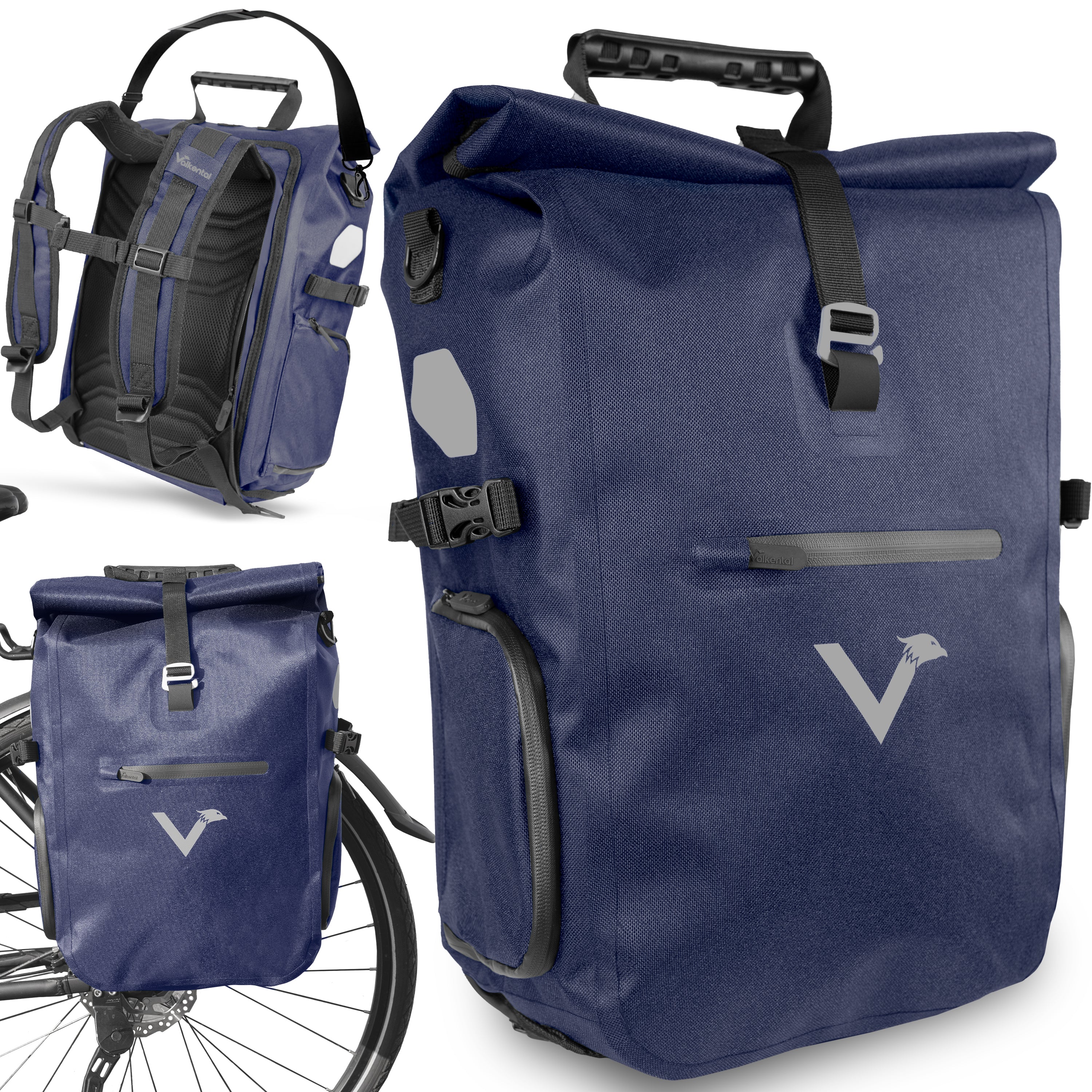 Moderne fietstas voor de bagagedrager van Valkental - VALKENTAL.com ...